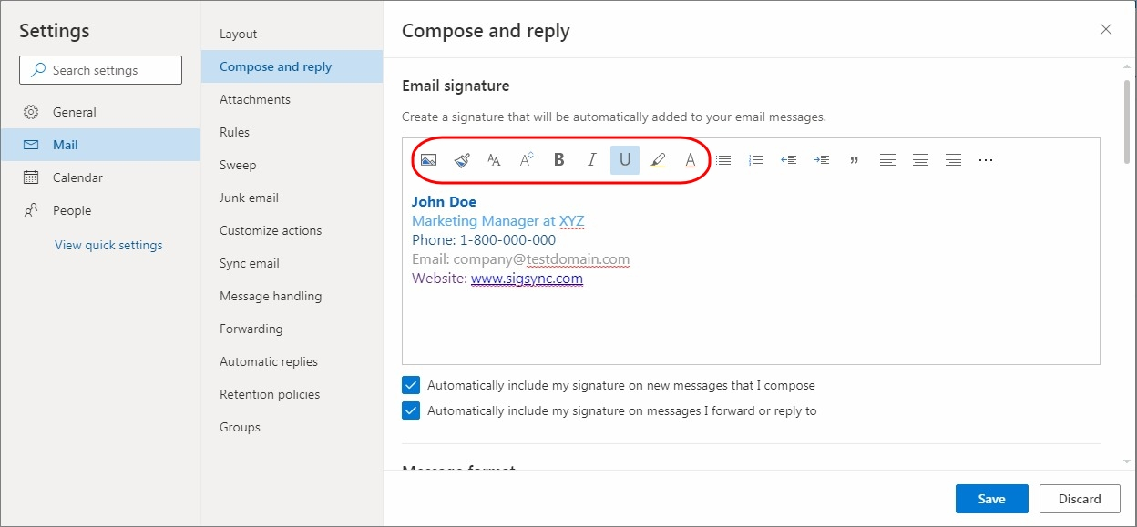 How to setup Office 365 Email Signature | Free Email Signature for ...
